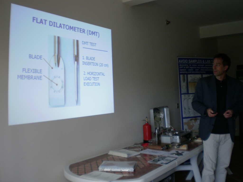 Workshop on Seismic Dilatometer (SDMT) - Cesano (Rome) May 2011